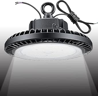 QMIX Luz LED alta bahía 240W 36.000LM (150LM/W) 1-10V regulable, UFO ...