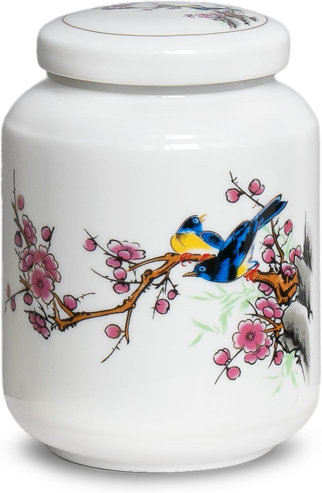 Amazon.com: Cabilock Vintage Decor Porcelain Tea Canister Oriental ...