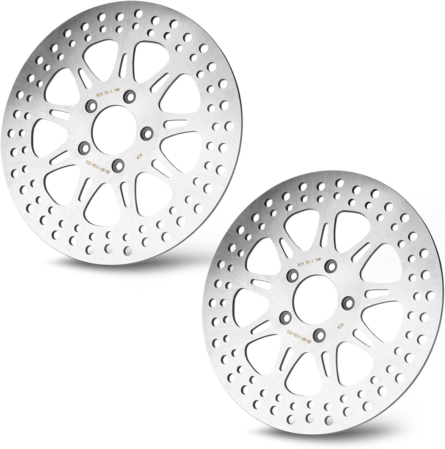 Amazon.com: Youxmoto 2PCS Front Brake Rotor 11.8" For Harley 2008-2020 ...