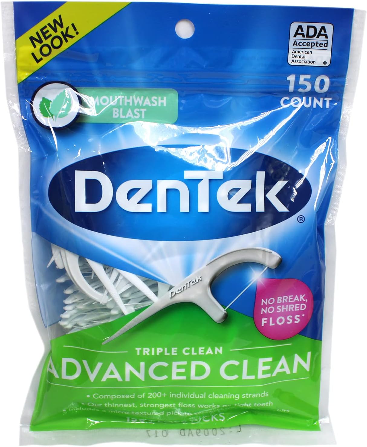 Amazon.com : DenTek Floss Picks, Fresh Mint - 150 Count (Pack of 1 ...