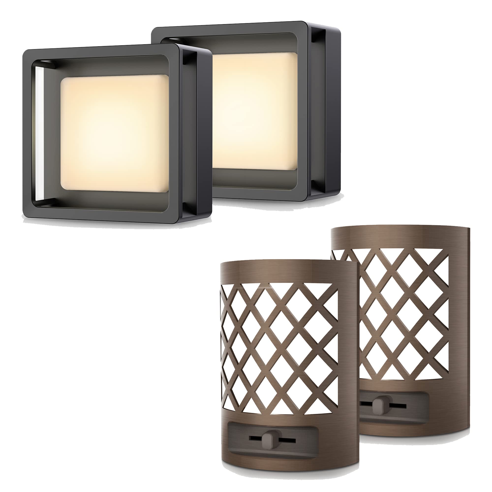 DORESshop Vintage Night Light Plug in, LED Night Lights with Dusk to ...