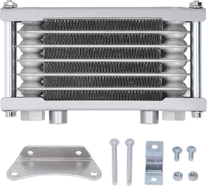 Amazon.com: Universal Engine Oil Cooler Kit,Motorcycle Oil Cooler ...