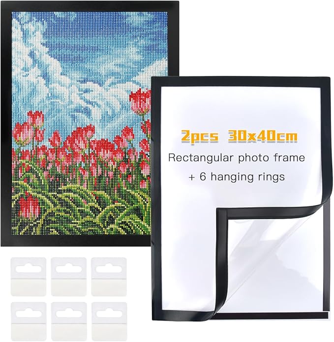 TMBMLPP 2PCS Diamond Painting Frames, 30x40cm Diamond Art Picture ...