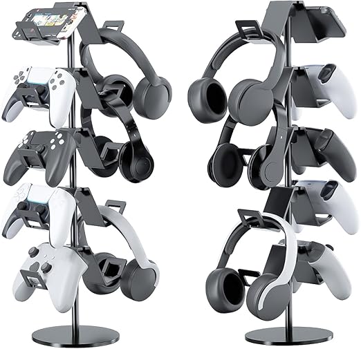 Amazon.com: Qpfctwil Controller Stand,5 Tier Controller Headphone ...