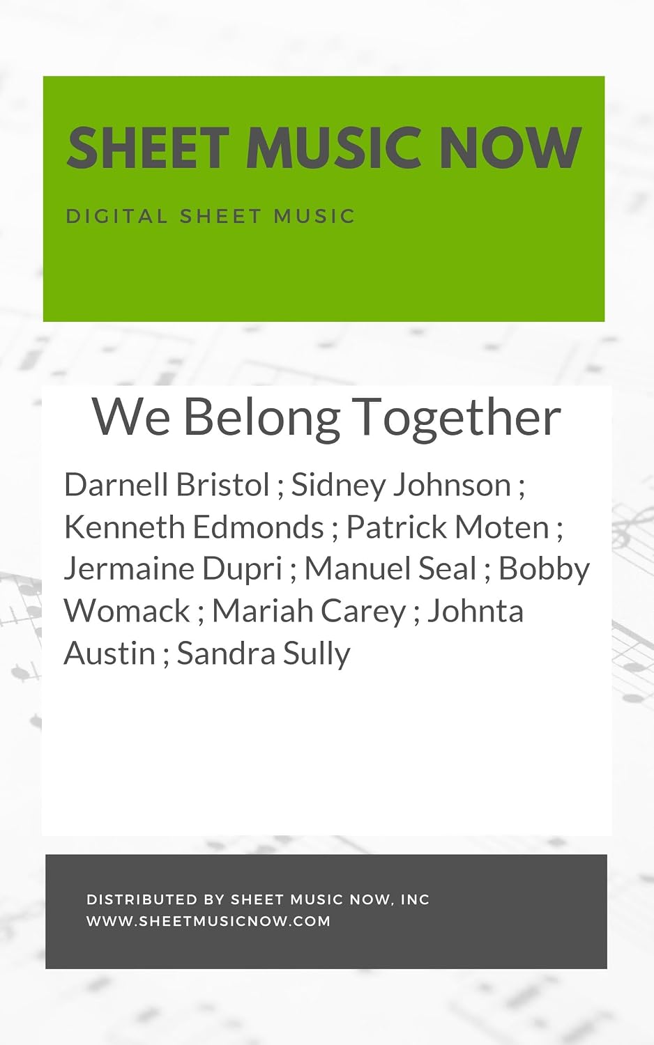 We Belong Together - Kindle edition by Bristol, Darnell, Johnson ...