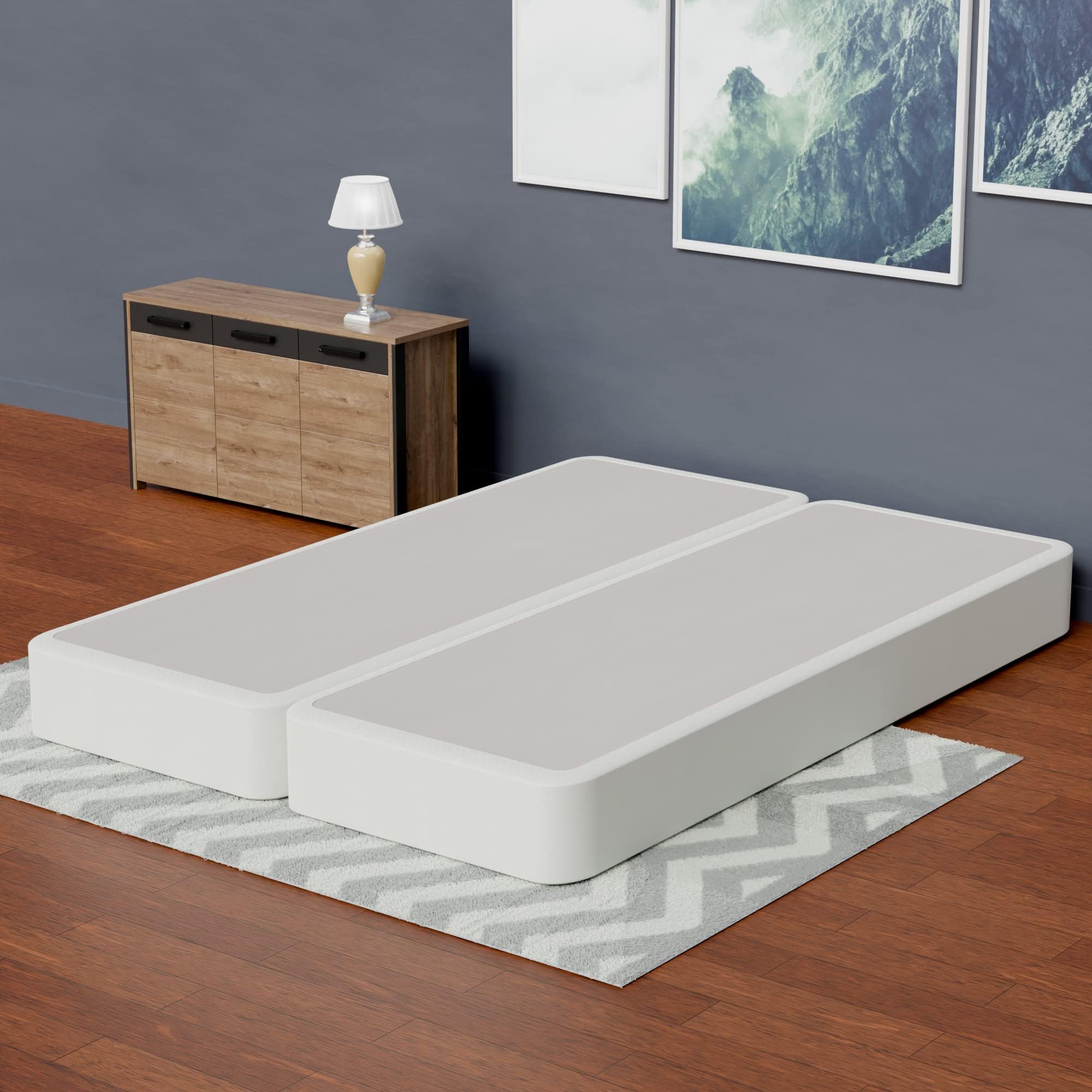 Amazon.com: Spinal Solution 4" Fully Assembled Split Coil Box Spring ...