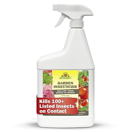 Amazon.com: Neudorff Garden Insecticide Spray for Roses and Flowers ...