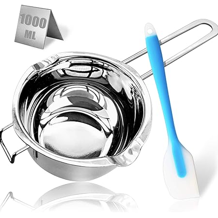 Amazon.com: Stainless Steel Double Boiler Pot with 600ML for Melting ...