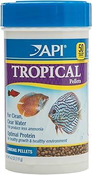 Amazon.com: API TROPICAL PELLETS Sinking Pellets Fish Food 4.2-Ounce ...