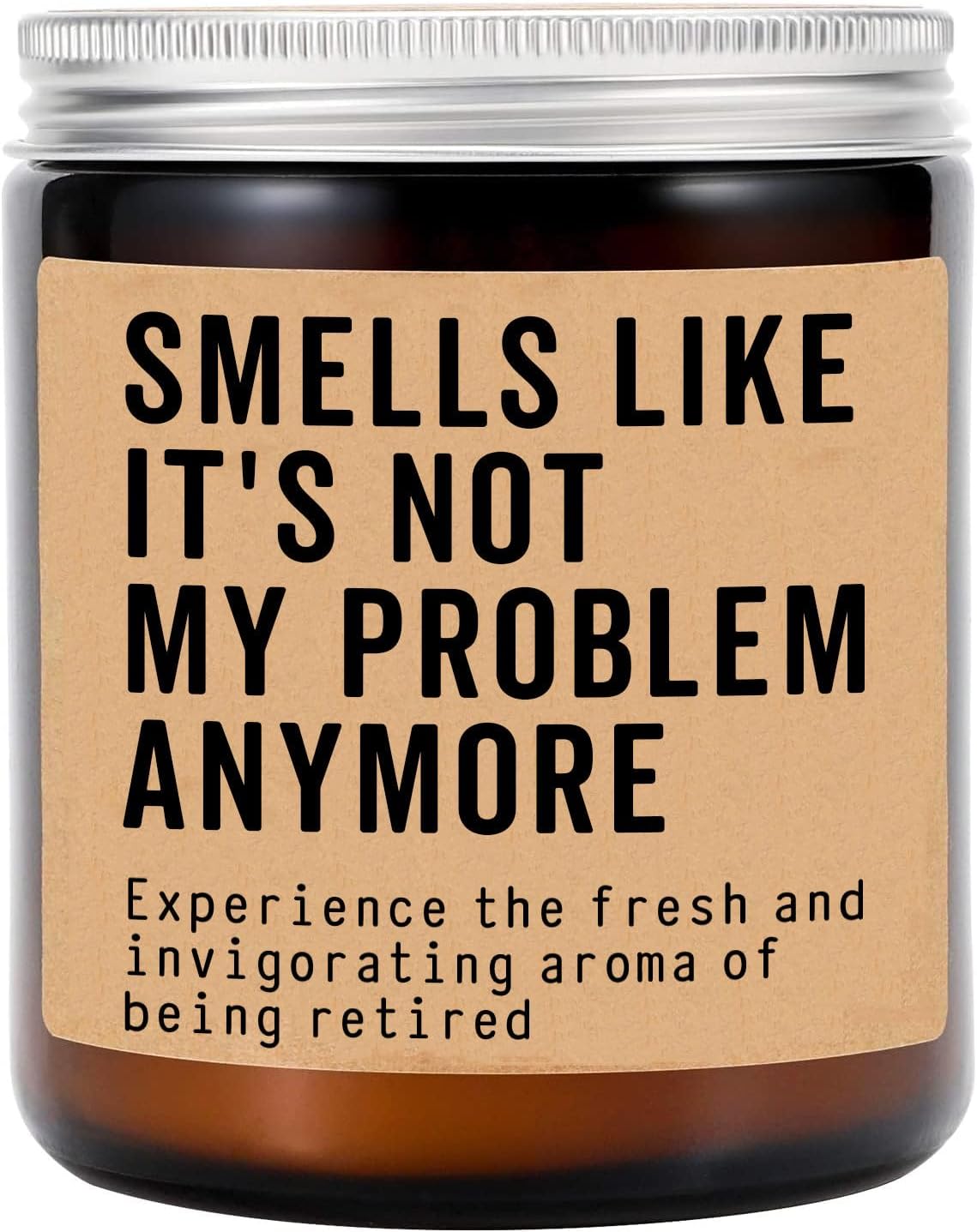 Amazon.com: Smells Like It's Not My Problem Anymore Candle - Funny ...