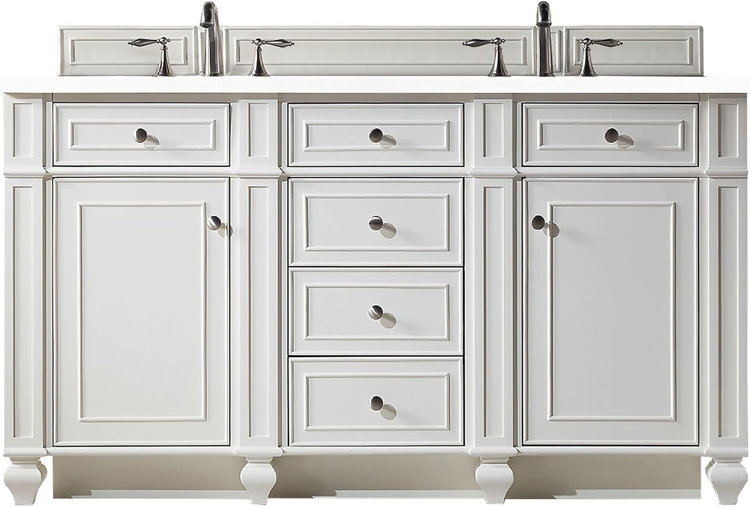 Amazon.com: James Martin Vanities 157-V60D-3WZ Bristol 60" Free ...