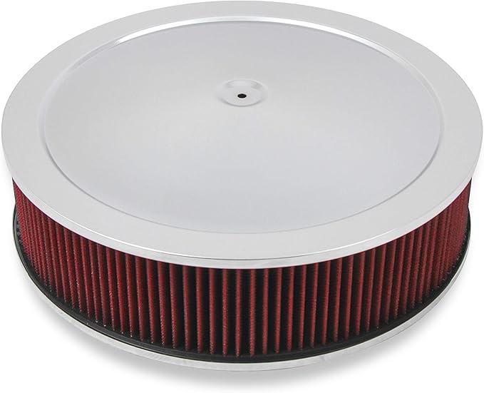Amazon.com: Holley 4150 Drop-Base Air Cleaner Chrome W/Gauze Filter ...