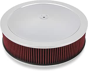 Amazon.com: Holley 4150 Drop-Base Air Cleaner Chrome W/Gauze Filter ...