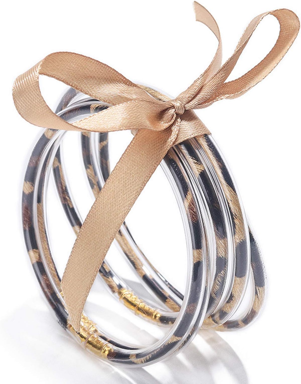 Amazon.com: 9pcs Glitter Bangles Bracelets Set for Women - Soft ...