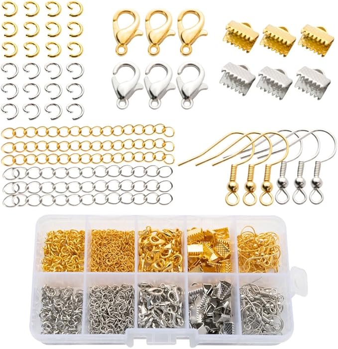 Amazon.com: GENGMEI Earring Hooks,440 Pcs Jewelry Making Supplies ...