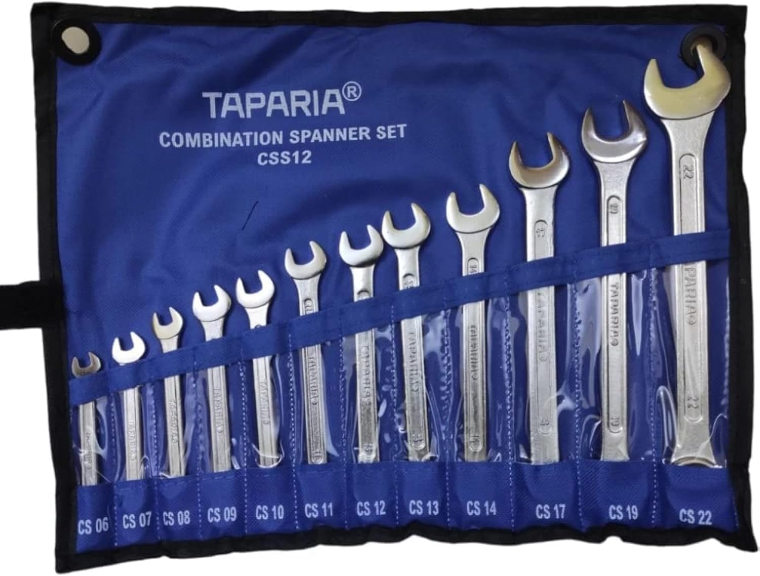 TAPARIA Combination Spanner Set 12pc Wrench Chrome Vanadium CSS12: Buy Online at Best Price in ...