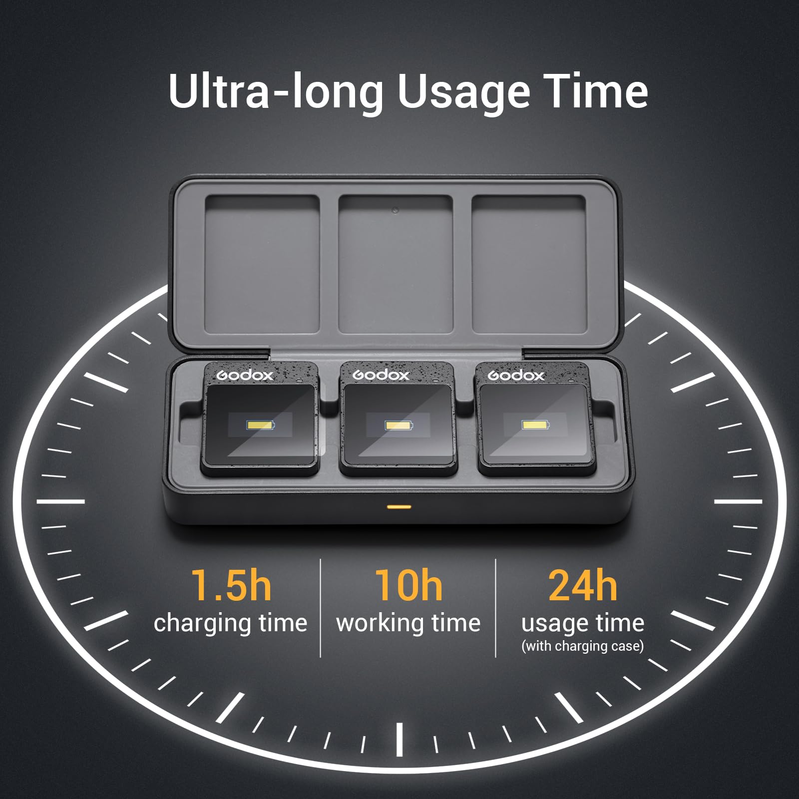 Snapklik.com : GODOX MoveLink M2 II 24GHz Wireless Lavalier Microphone ...