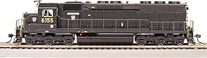 Amazon.com: Broadway Limited 9007 EMD SD45, PRR 6146, Brunswick Green, No-Sound/DCC-Ready, HO ...