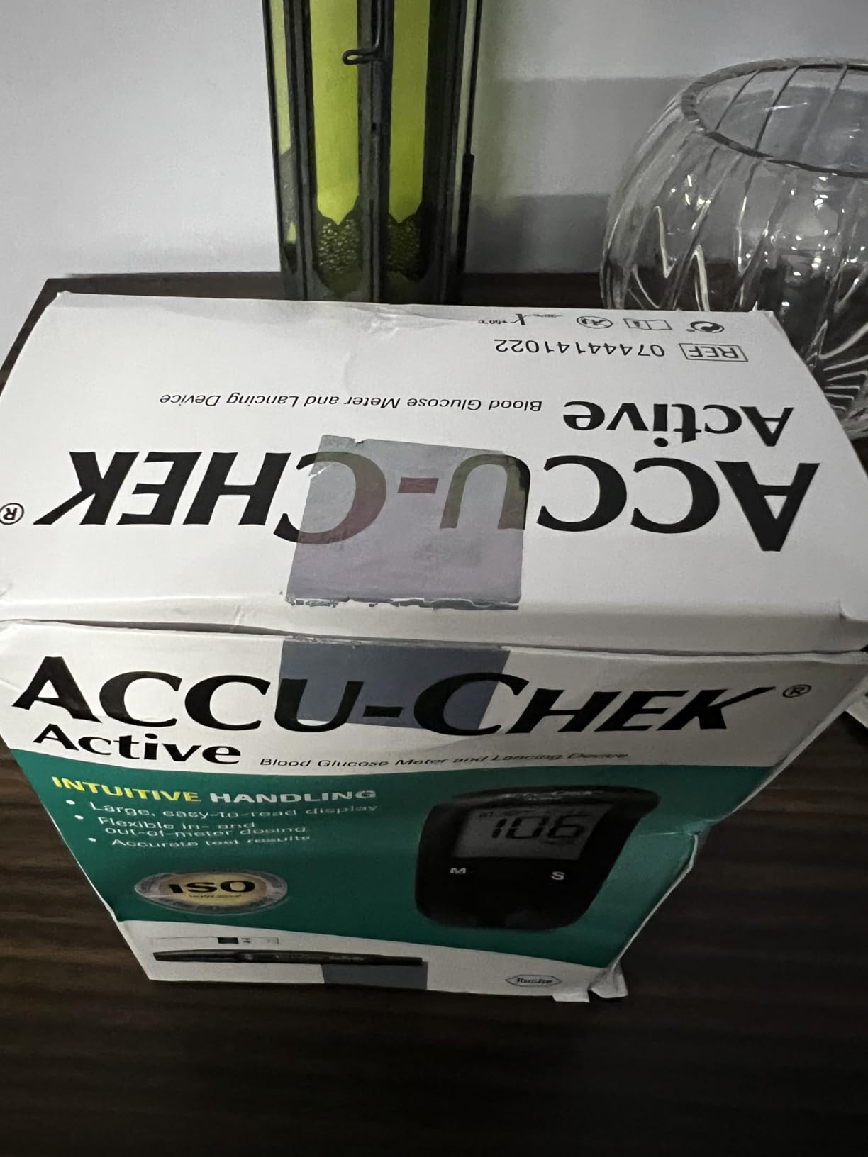 Accu-Chek Active Blood Glucose Glucometer Kit With Vial Of 10 Strips ...