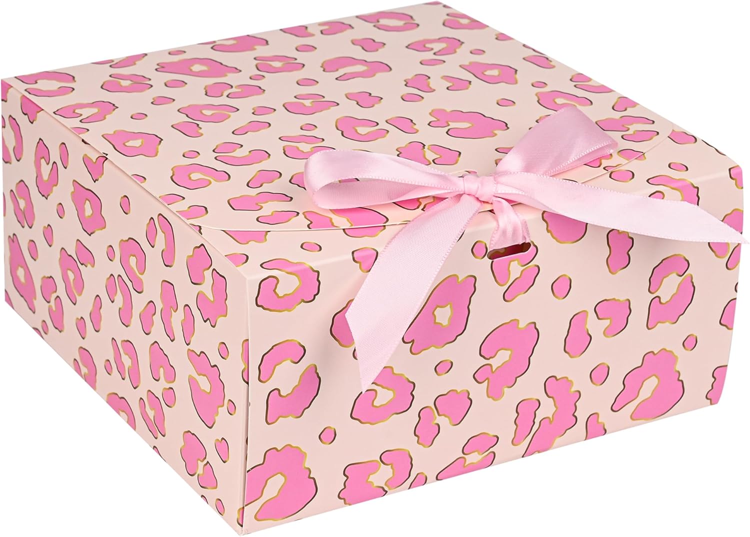 Amazon.com: DjinnGlory 12 Pack Pink Cheetah Leopard Gift Boxes with Lid ...
