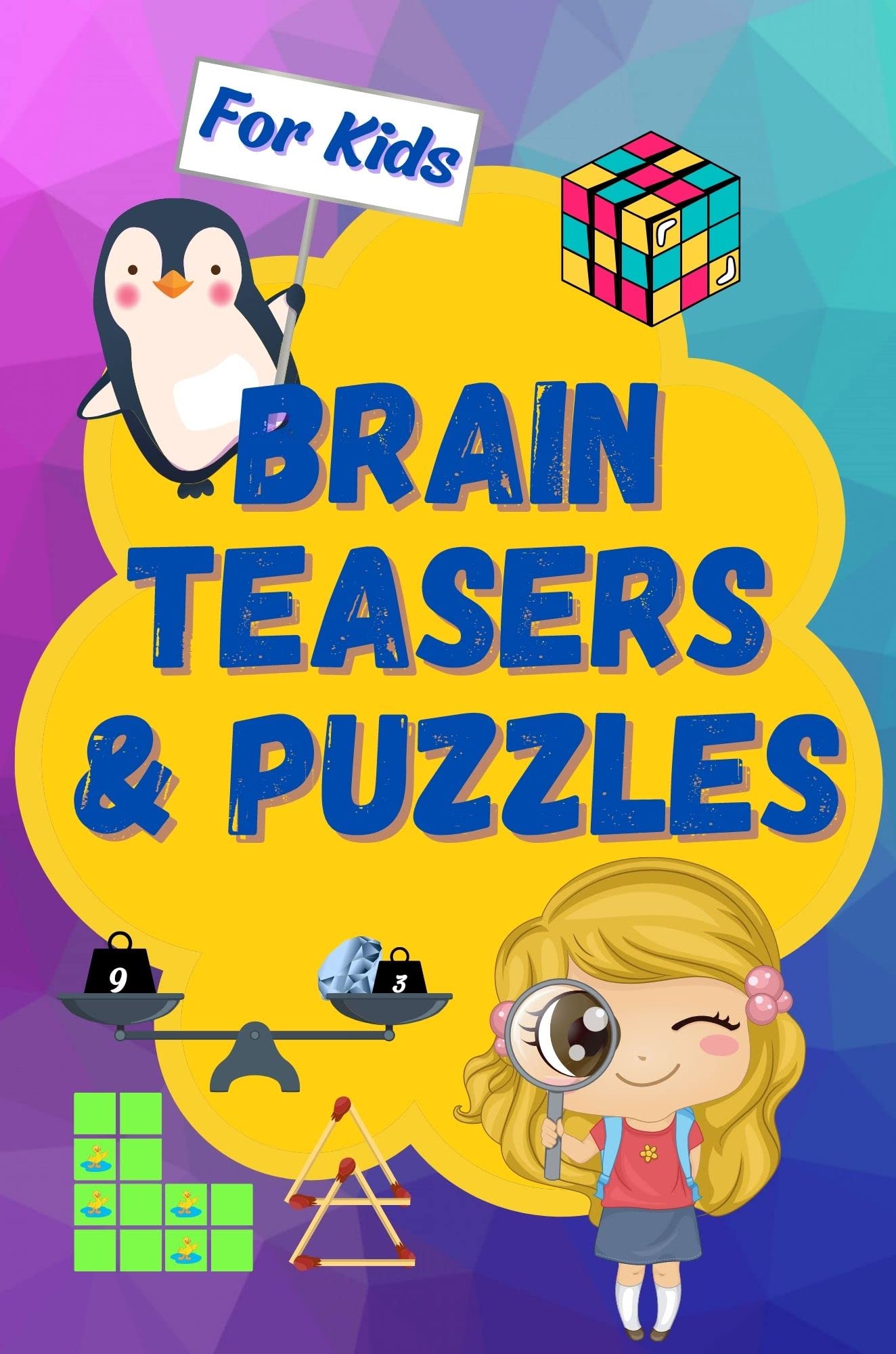 Buy Brain Teasers & Puzzles for Kids: An Illustrated Collection of ...