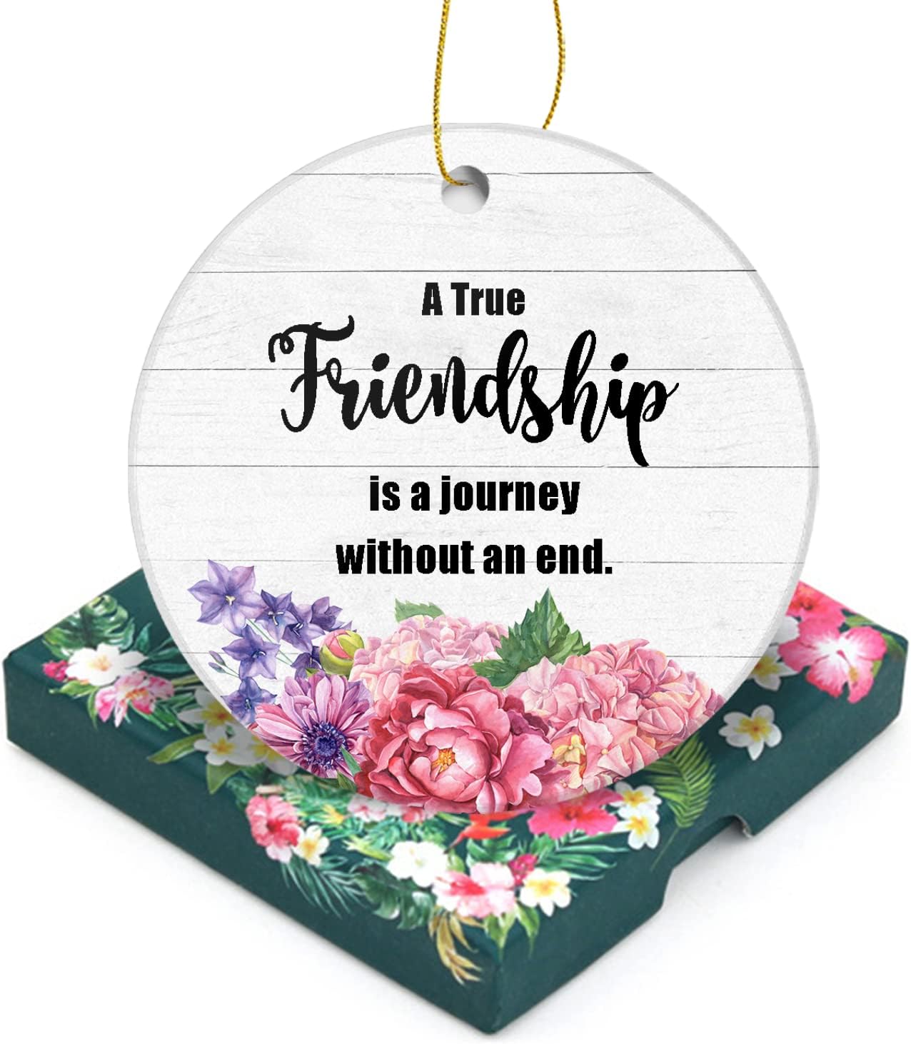 Amazon.com: Friendship Christmas Ornament-A True Friendship is a ...