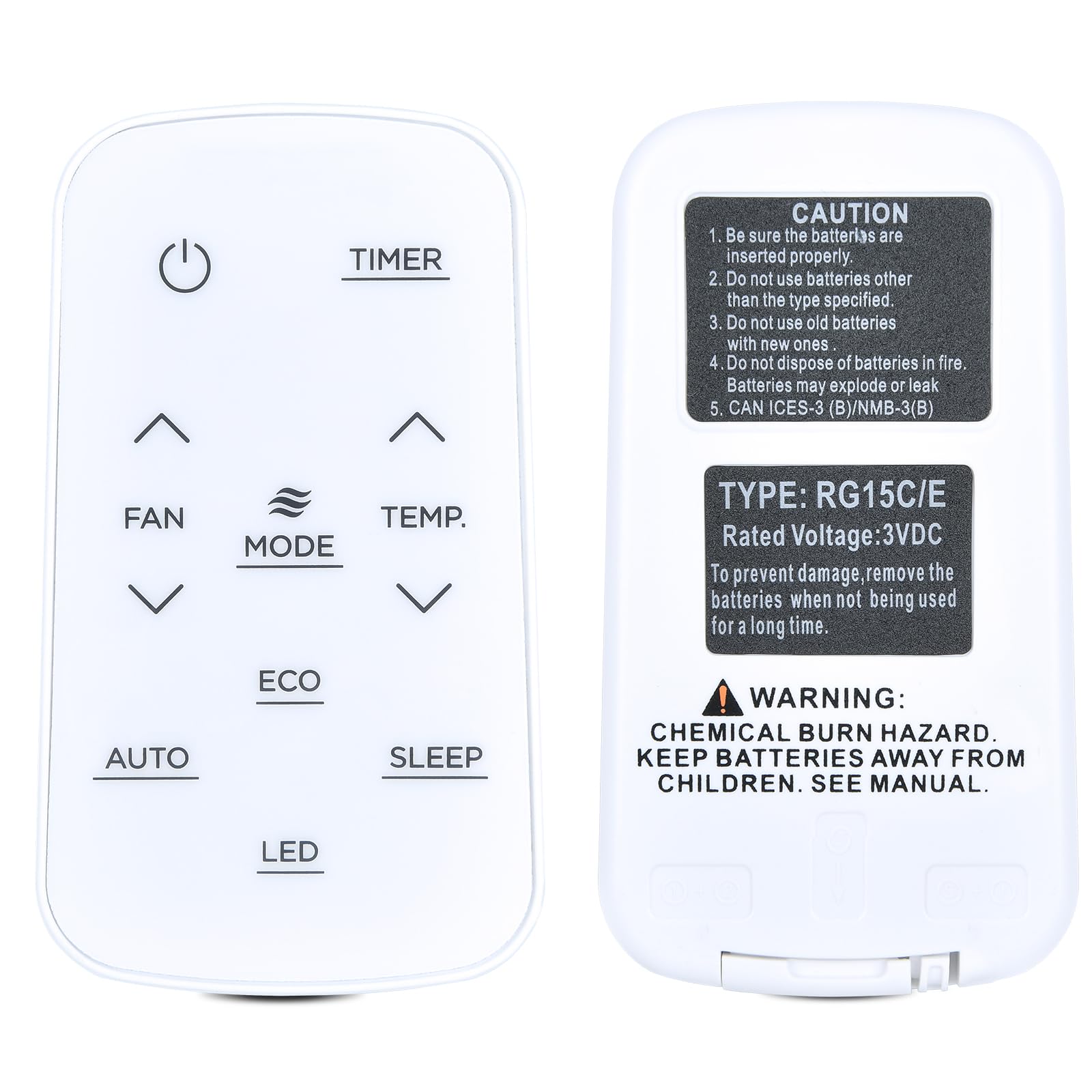 Amazon.com: RG15C1/E Replacement Remote Control Compatible for Toshiba ...