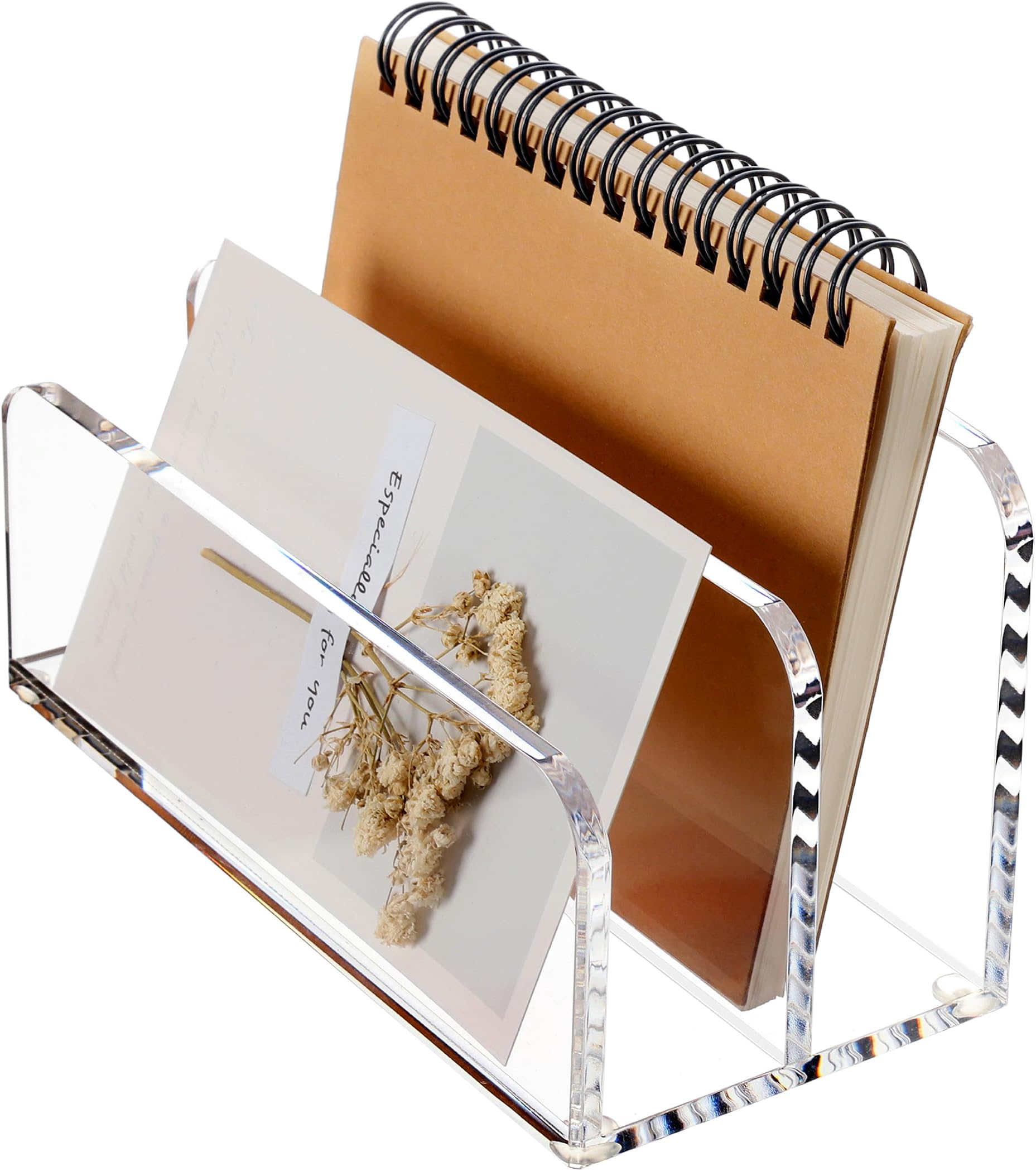 Amazon.com : SANRUI 3 Compartments Mail Organizer Letter Holder for ...