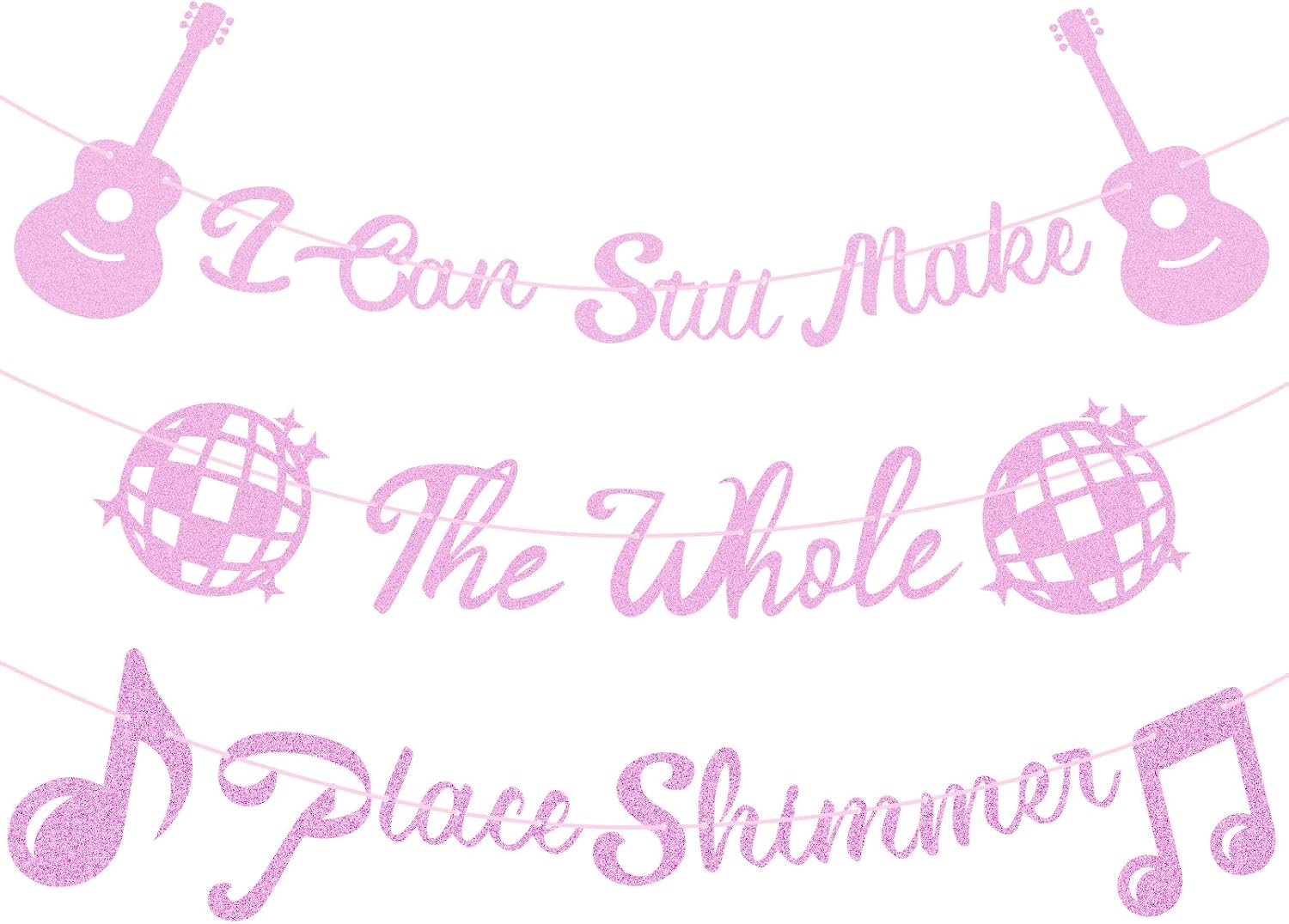 Amazon.com: XANGNIER Pre-Strung Birthday Party Decorations Banner ...