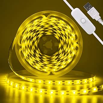 Amazon.com: KISUFU 5V 2835 USB LED Strip Light, Flexible TV Backlight ...