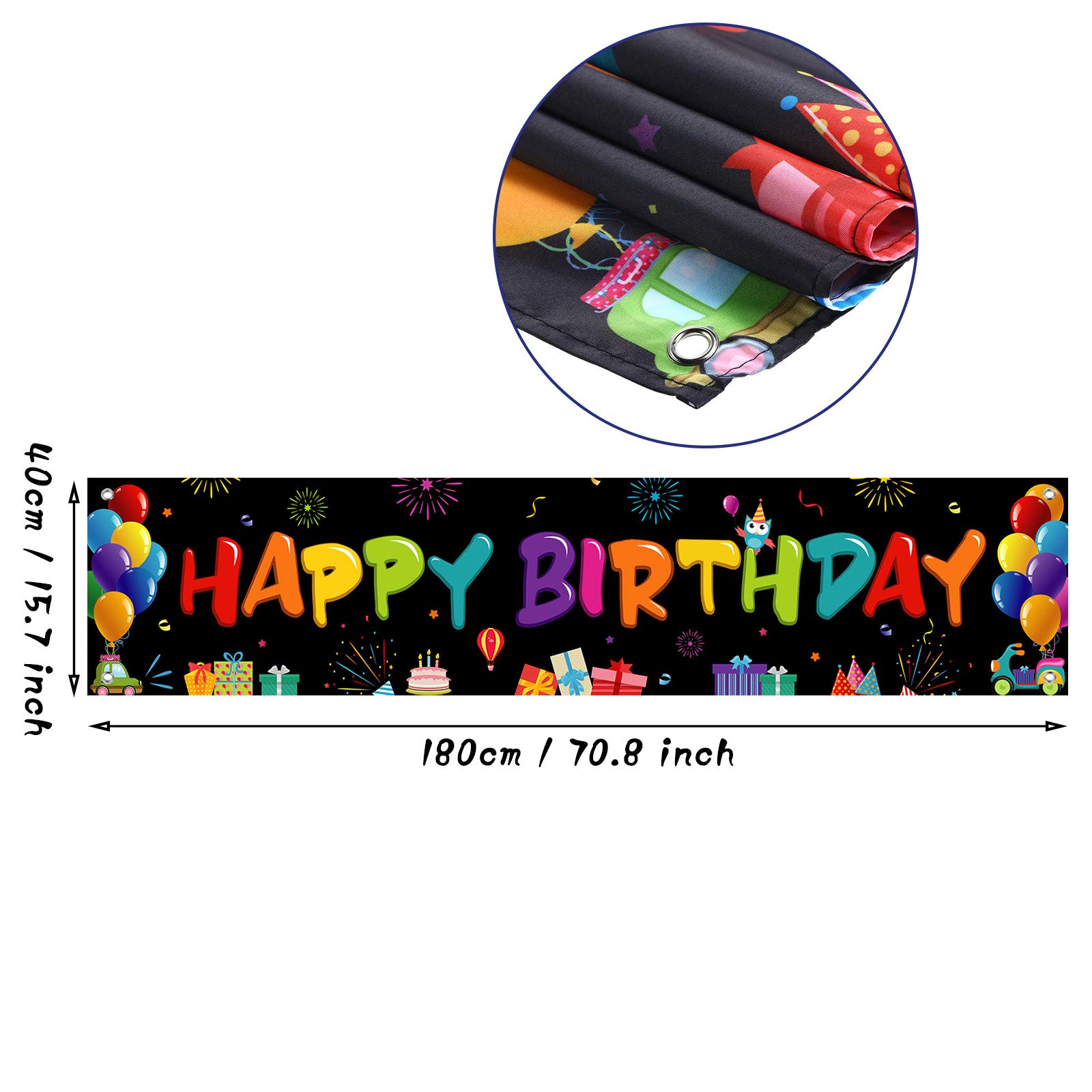 Buy Colorful Happy Birthday Banner Large Fabric Happy Birthday Sign buy-colorful-happy-birthday-banner-large-fabric-happy-birthday-sign