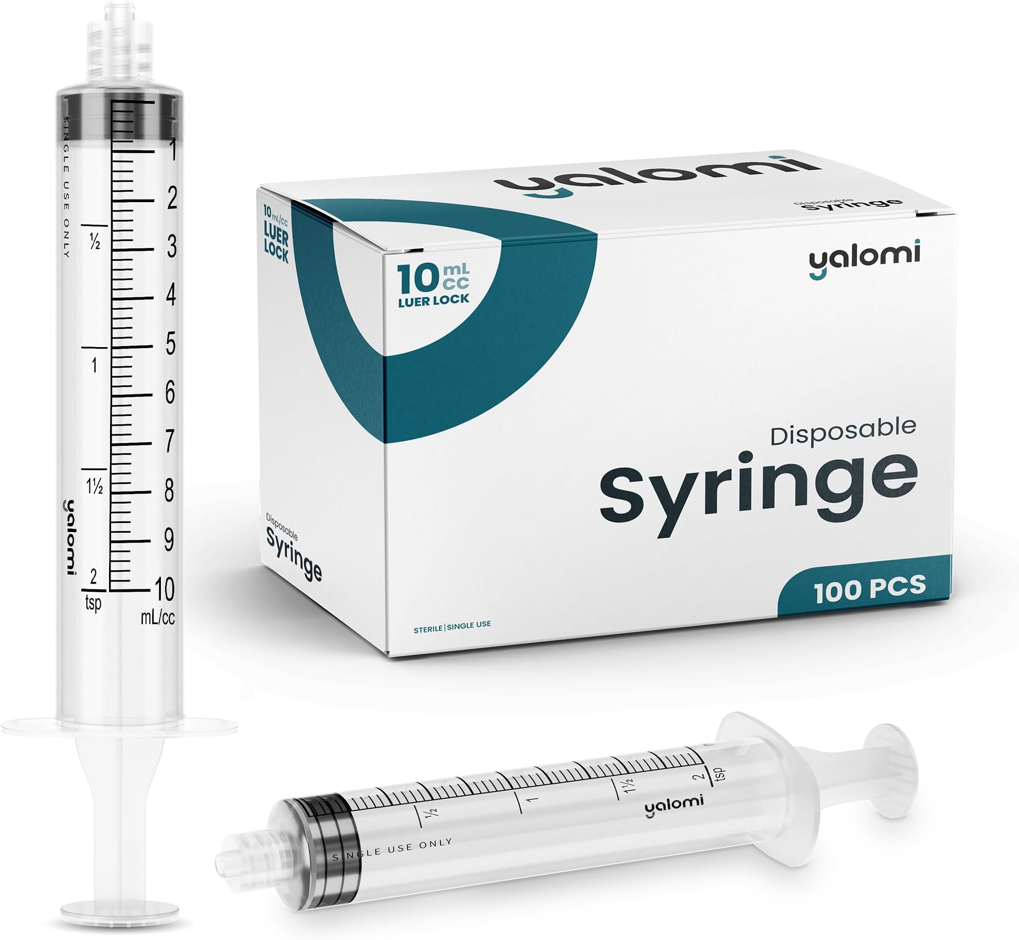 Amazon.com: 100-Pack 10ml Non-Medical Syringes – Ideal for Crafts, Art ...