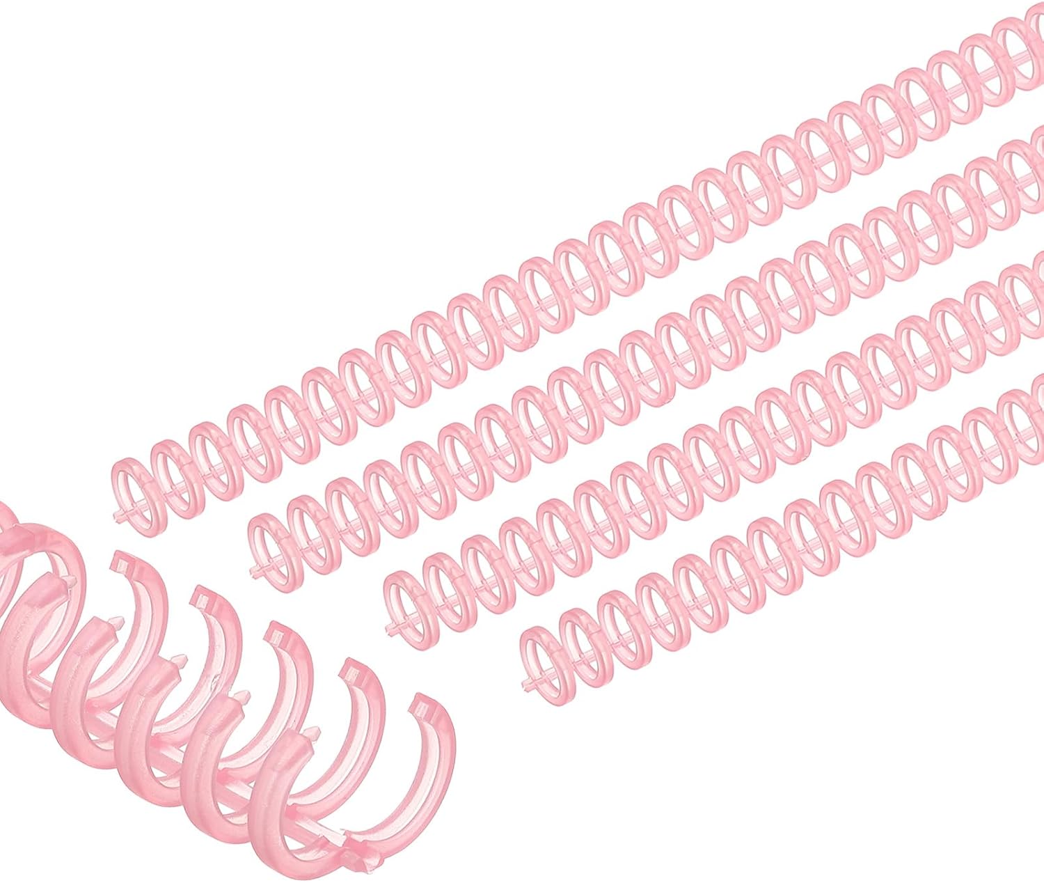 Amazon.com : PATIKIL 12mm(1/2") Plastic Spiral Binding Coils, 25 Pcs ...
