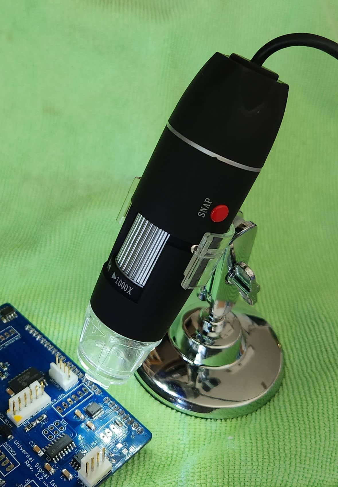 Amazon.com: Jiusion Microscopio USB original 40-1000X con estuche de ...