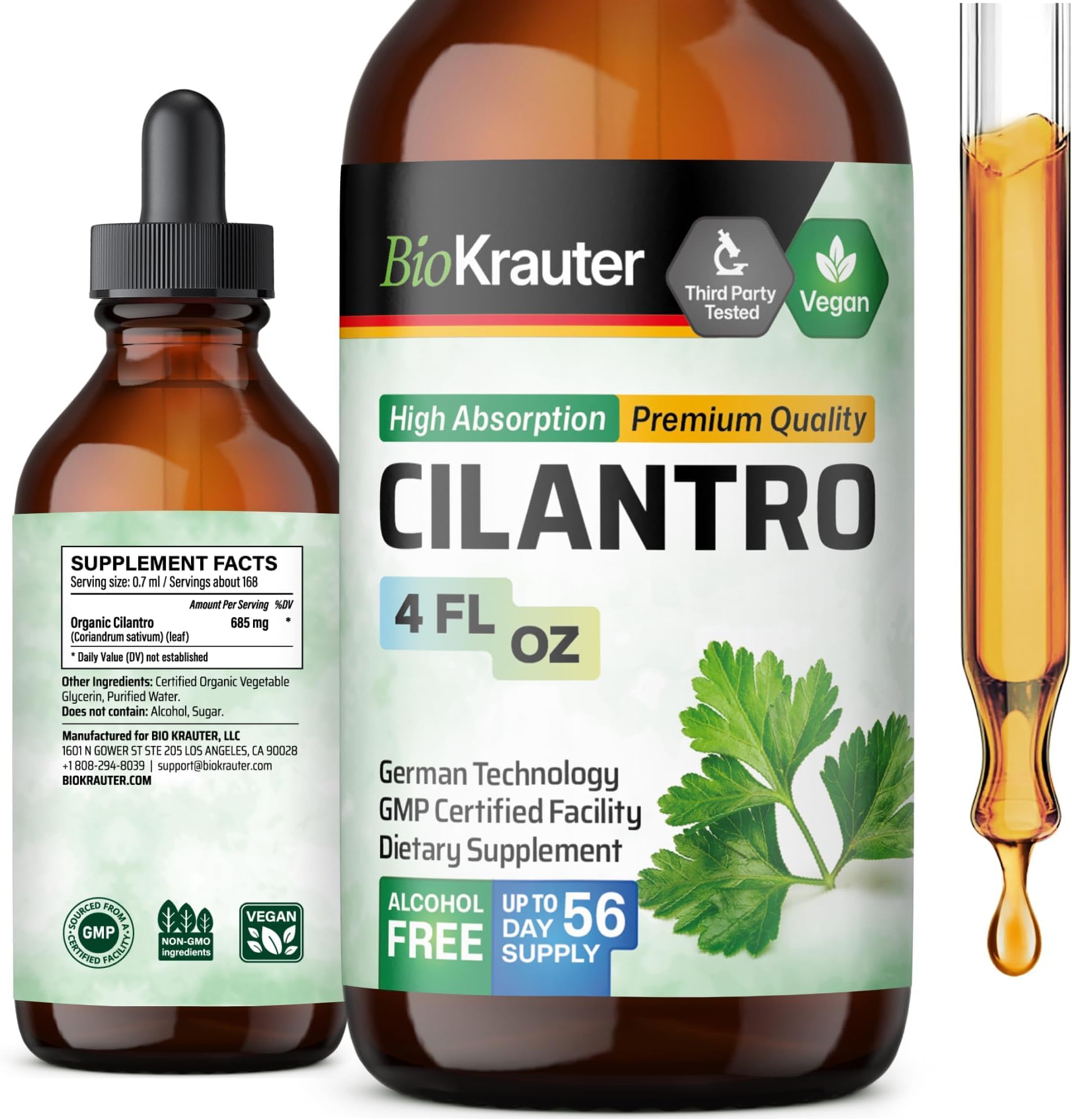 Amazon.com: BIO KRAUTER Cilantro Supplement - Rich Source of ...