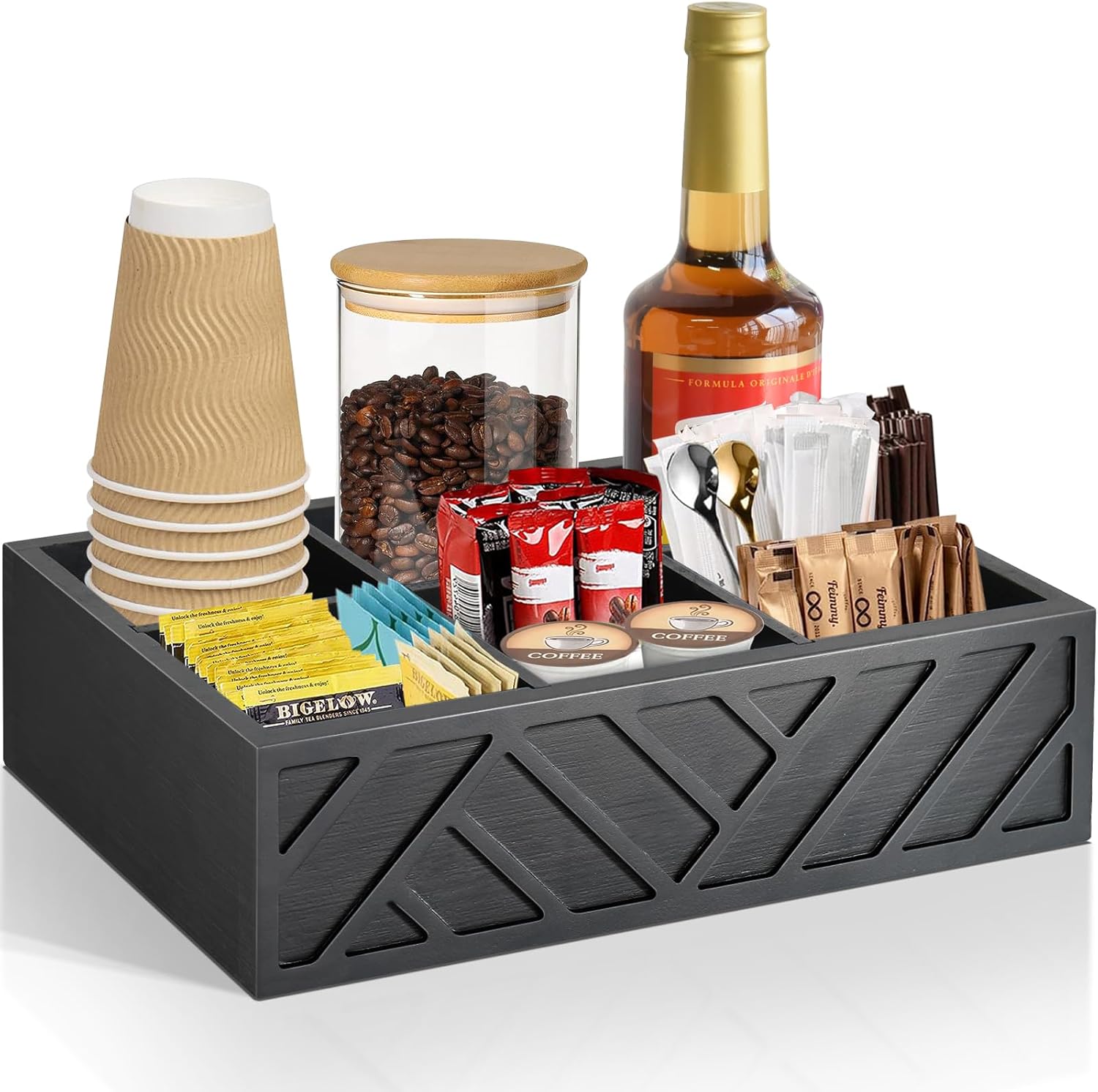 Amazon.com: Coffee Bar Organizer for Coffee Bar Accessories, Coffee ...
