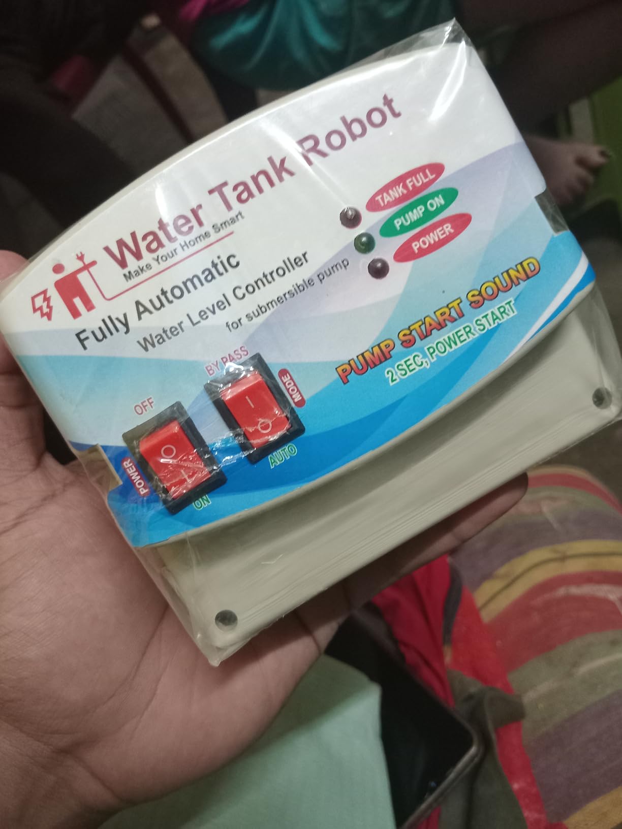 Water Tank Robot Fully Automatic Water Level Controller for Push Switch ...
