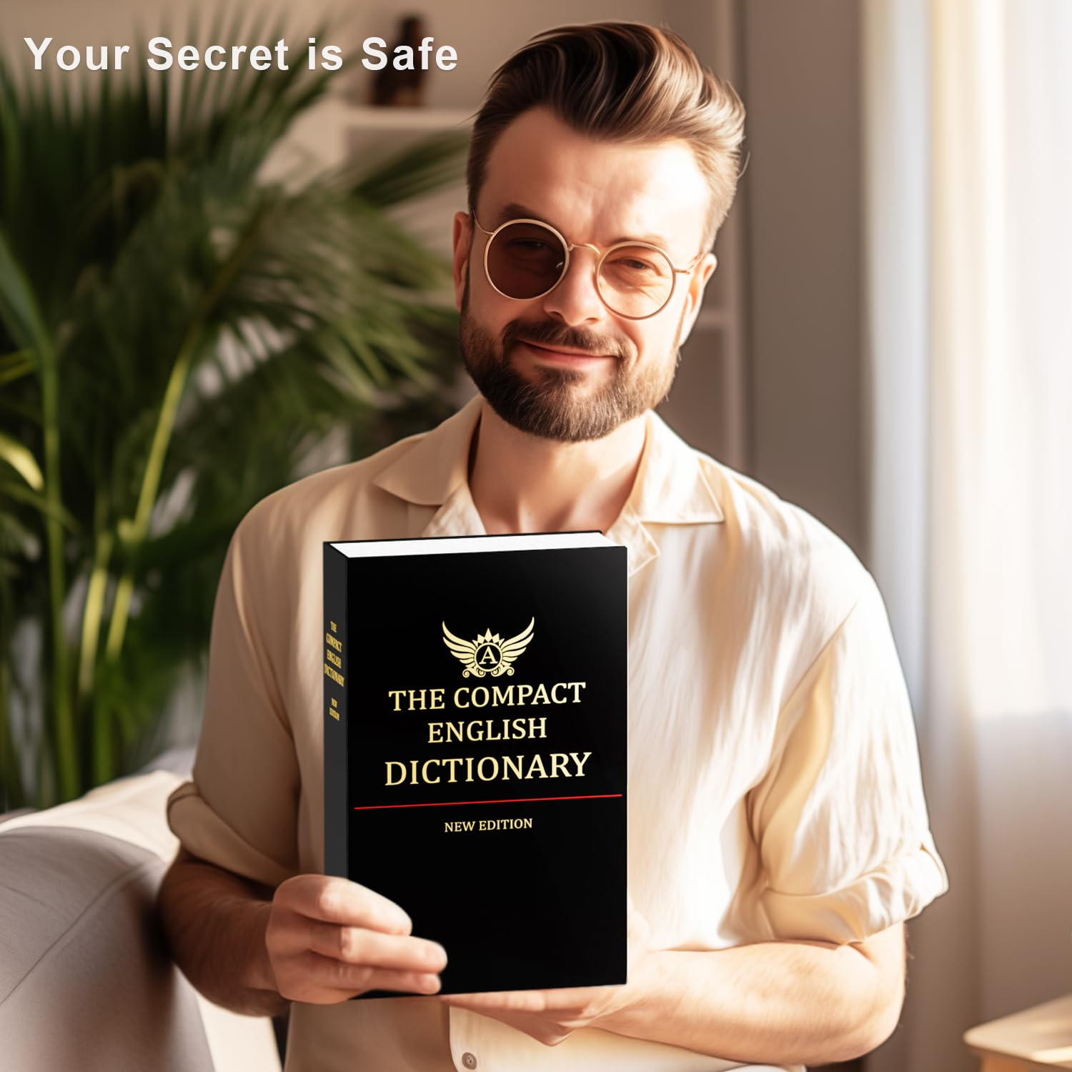 Dictionary Diversion Book Safe with Combination Lock and Fireproof ...