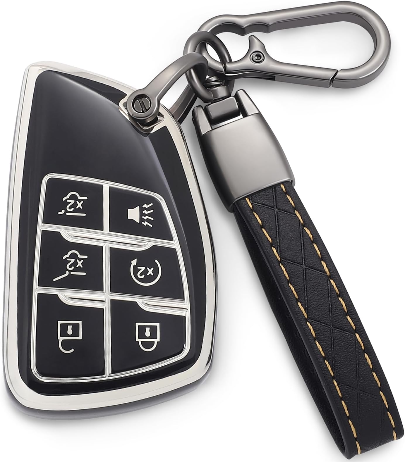 Amazon.com: COTIYBOK for Chevy Key Fob Cover with Keychain TPU Key Case ...