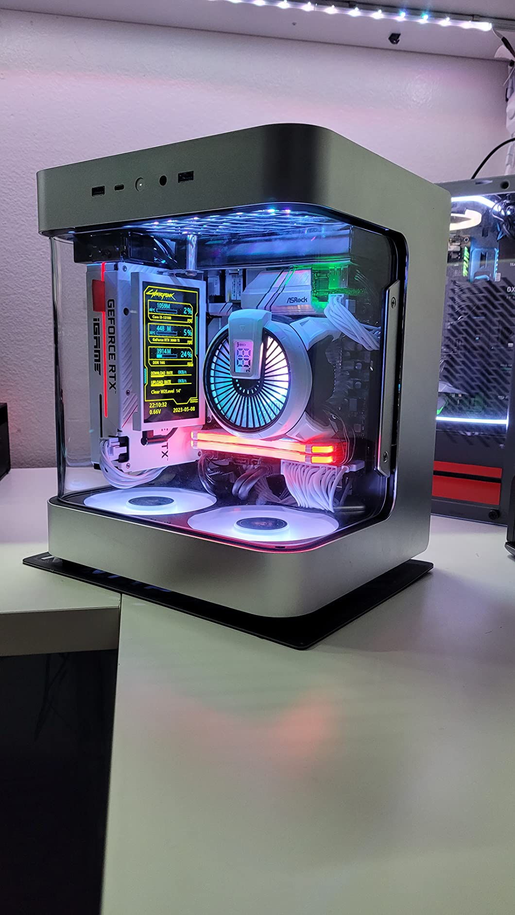 $47/mo - Finance Segotep Slath Mini ITX PC Gaming Computer Case, Double ...