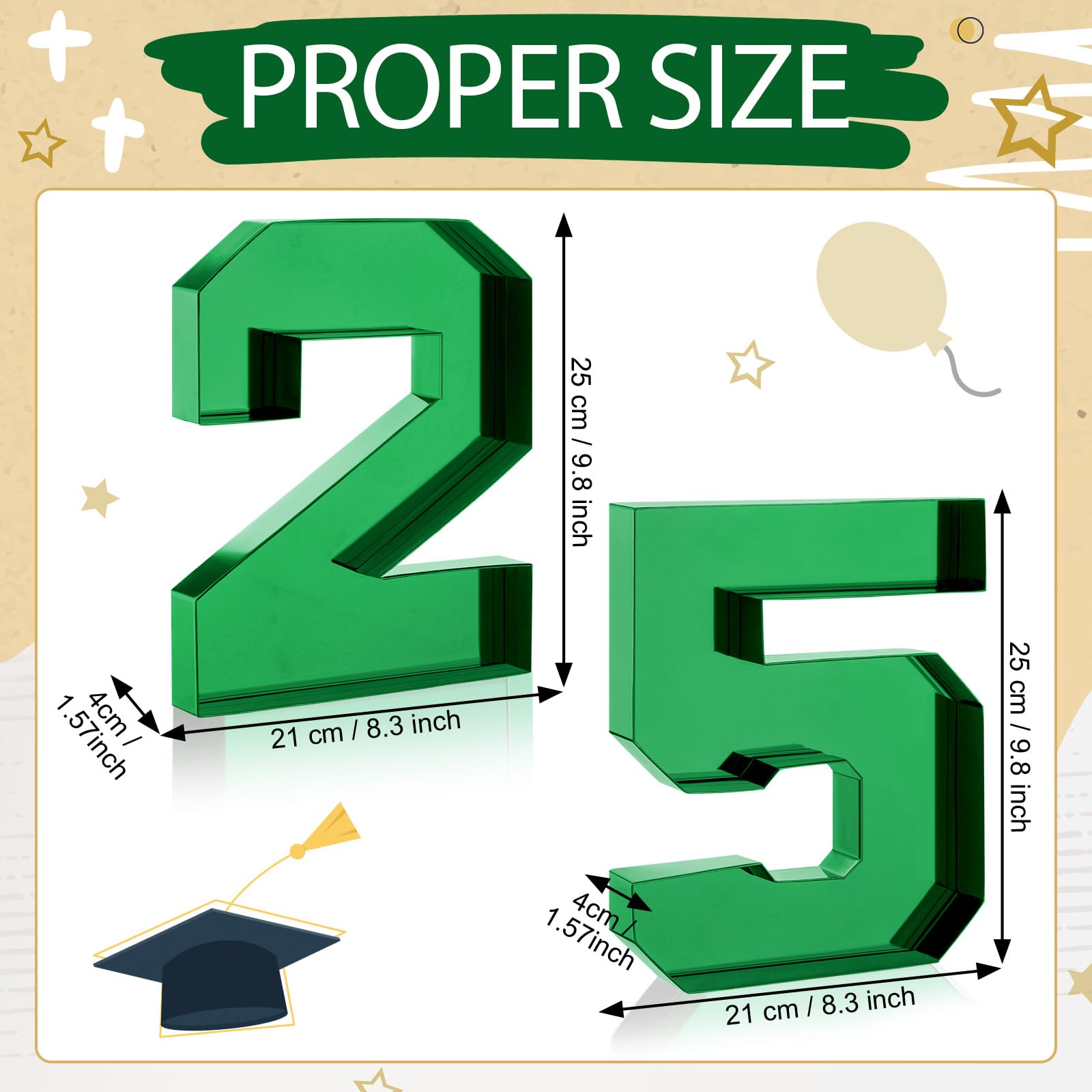 Snapklik.com : CroBlissful 10" Graduation Charcuterie Letters Fillable ...