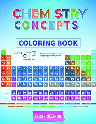 Chemistry Concepts Coloring Book: McCarthy, Lauren: 9780692182604 ...
