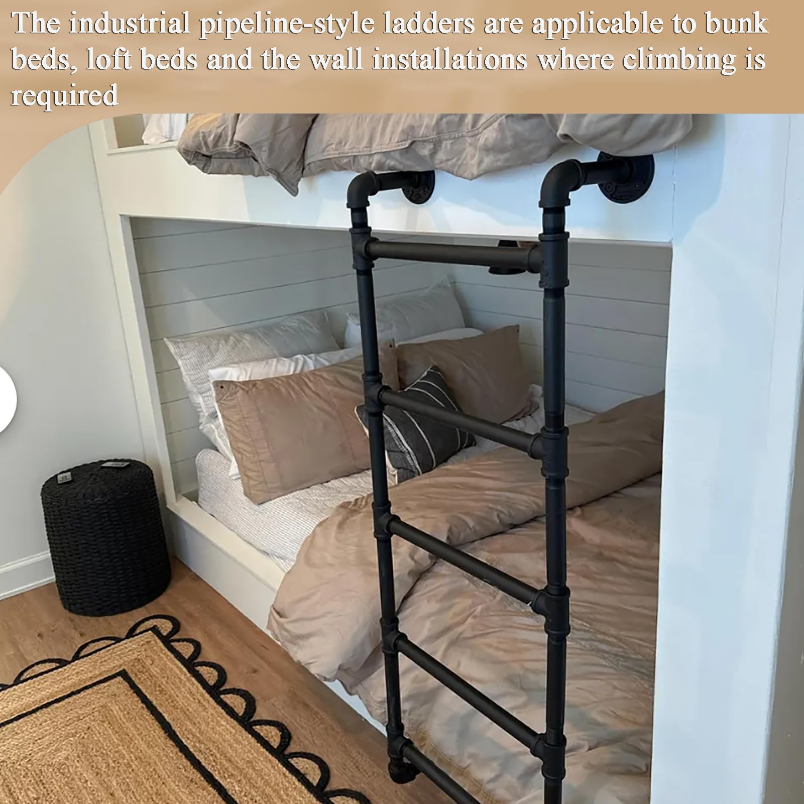 Snapklik.com : Bunk Bed Ladder For Home Loft Lofted Only Bunkbed Attic ...
