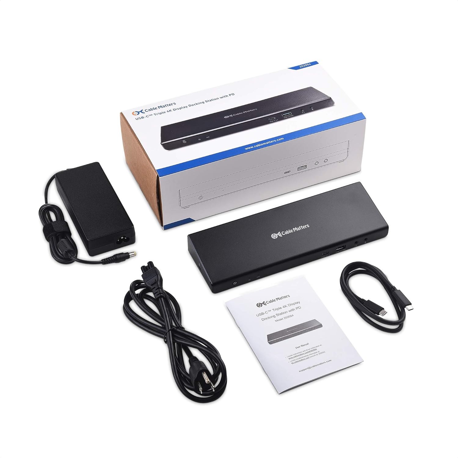 Cable Matters Triple Monitor USB C Dock for Windows - Triple 4K with ...