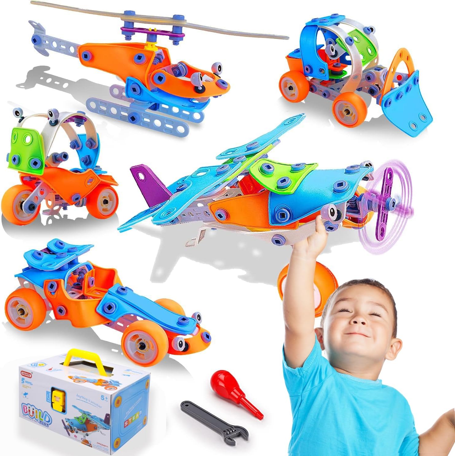 Iummusin Kids Building Toy, STEM Kit Educational Learning Toy ...