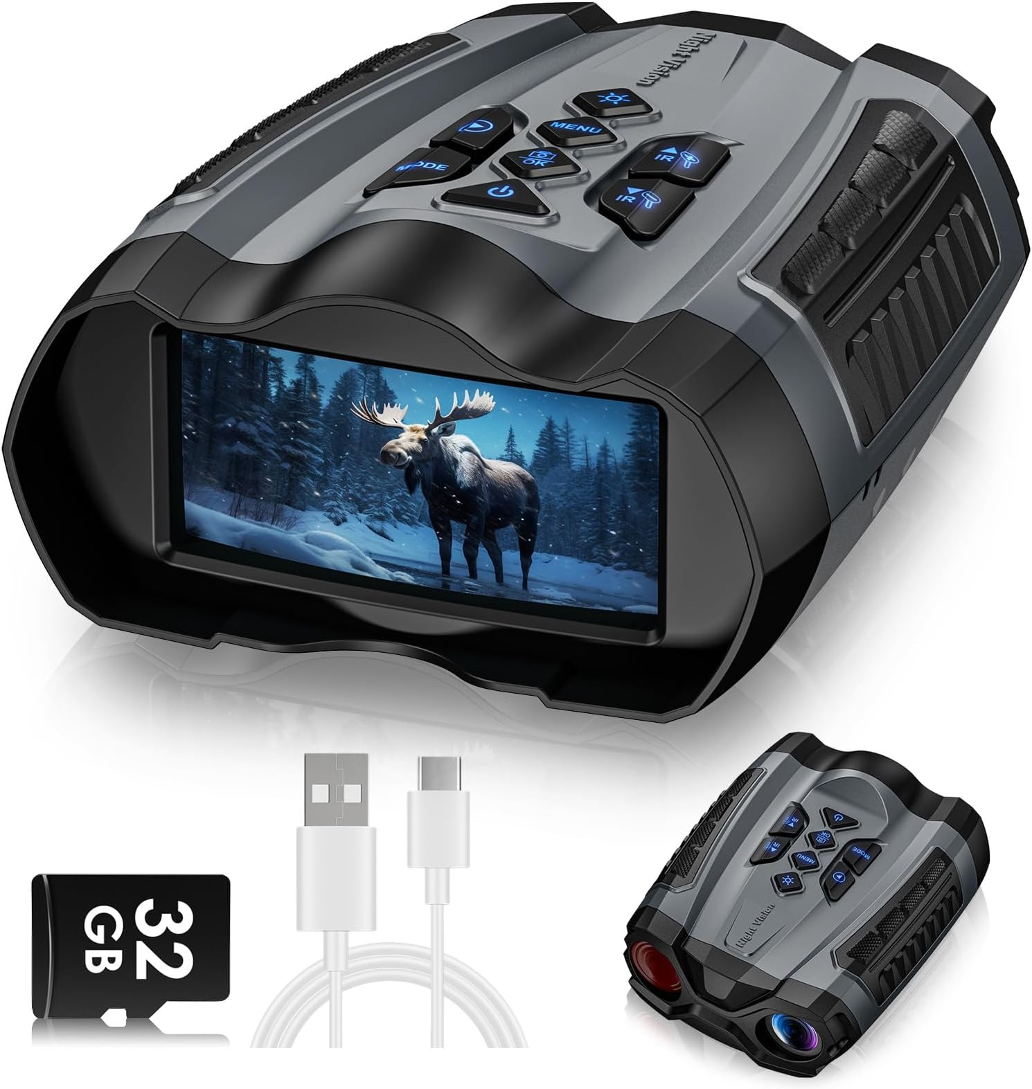 Amazon.com : Digital Binocular with Camera 10x Optical Zoom 8X Digital ...