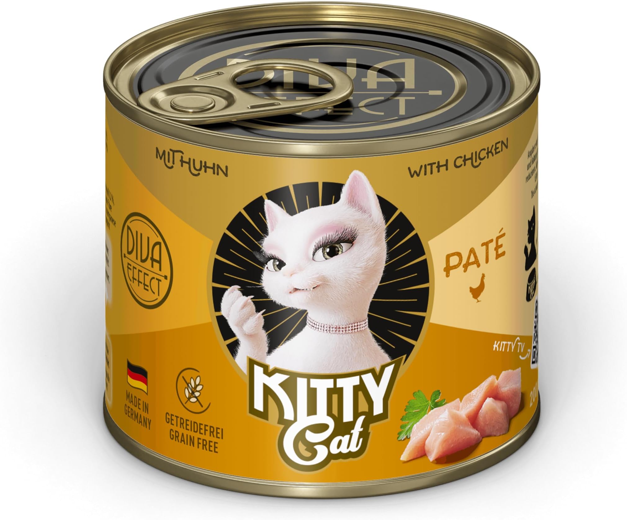 KITTY Cat Paté Mix 1, 6 x 85 g, Nassfutter für Katzen im Probierpaket ...