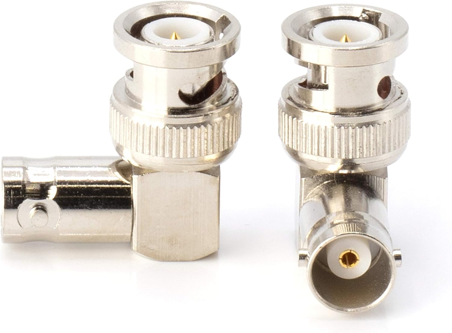 Amazon.com: Right Angle BNC Connector - 4 Pack - BNC Elbow Male Female Adapter / 90 Degree ...