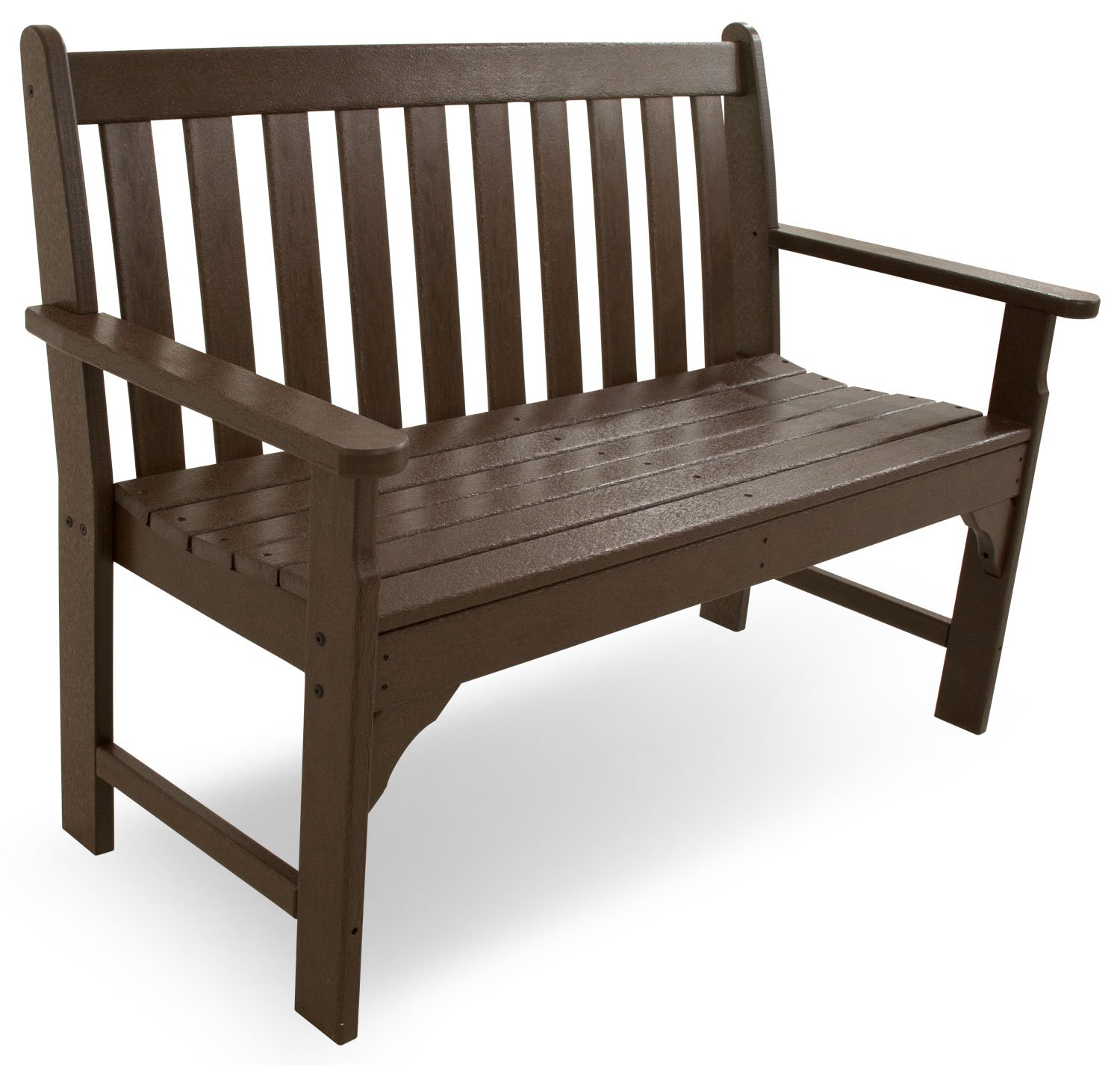POLYWOOD GNB48MA Vineyard 48" Bench, Mahogany