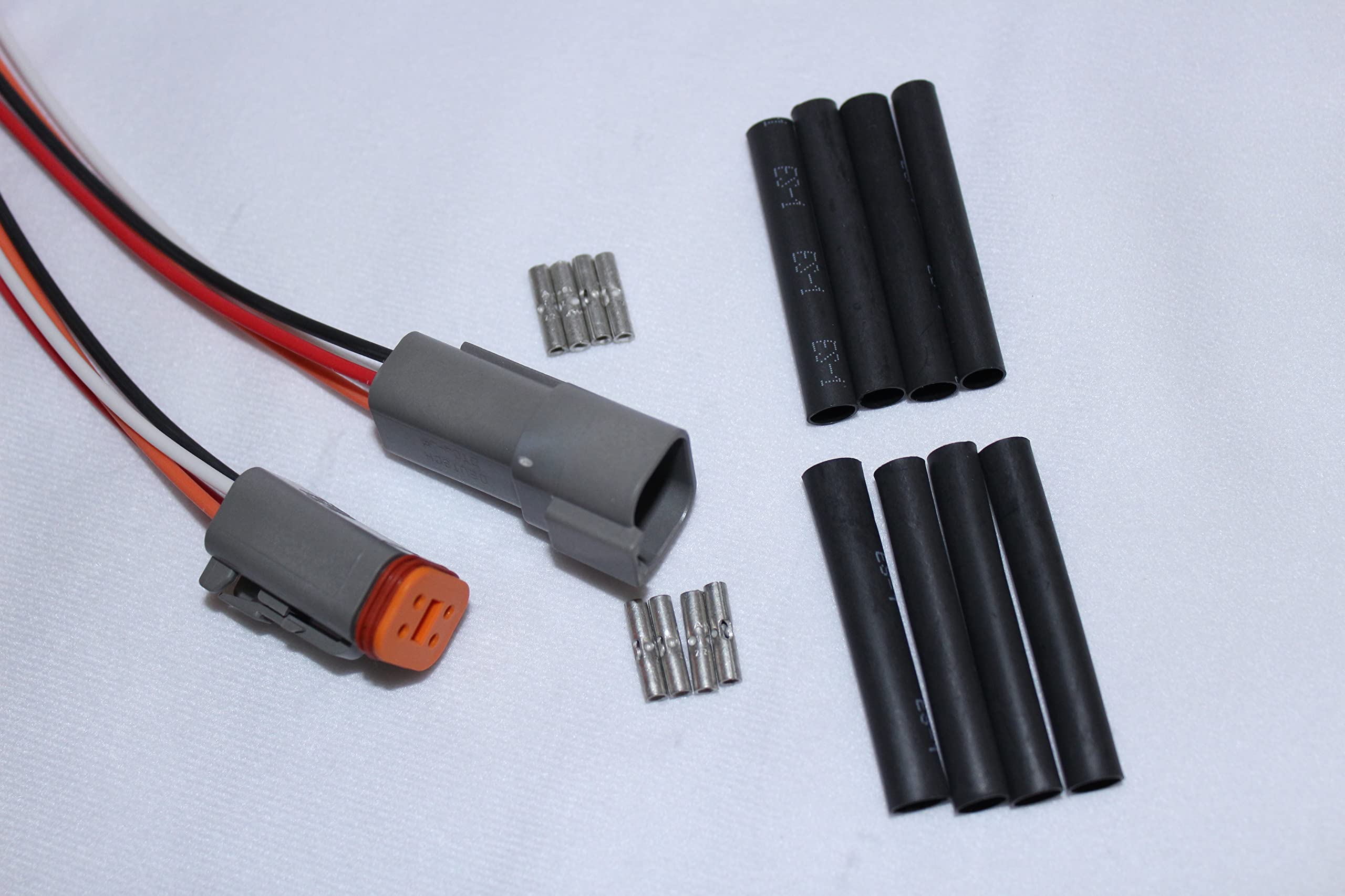 Amazon.com: Deutsch DT Series 4-Pin Pigtail Kit, 18 AWG GXL Wire ...